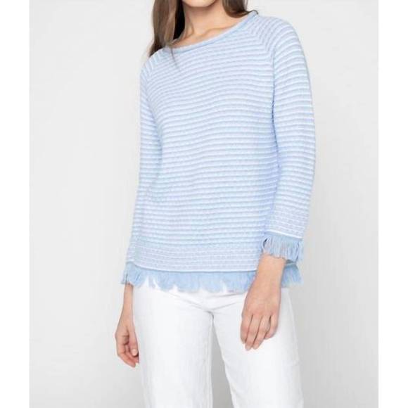 Kinross | Sweaters | New Kinross Textured Fringe Pullover Sweater In ...